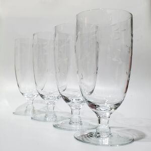 Princess House | Dining | 4 Princess House Heritage 6 Crystal Iced Tea ...